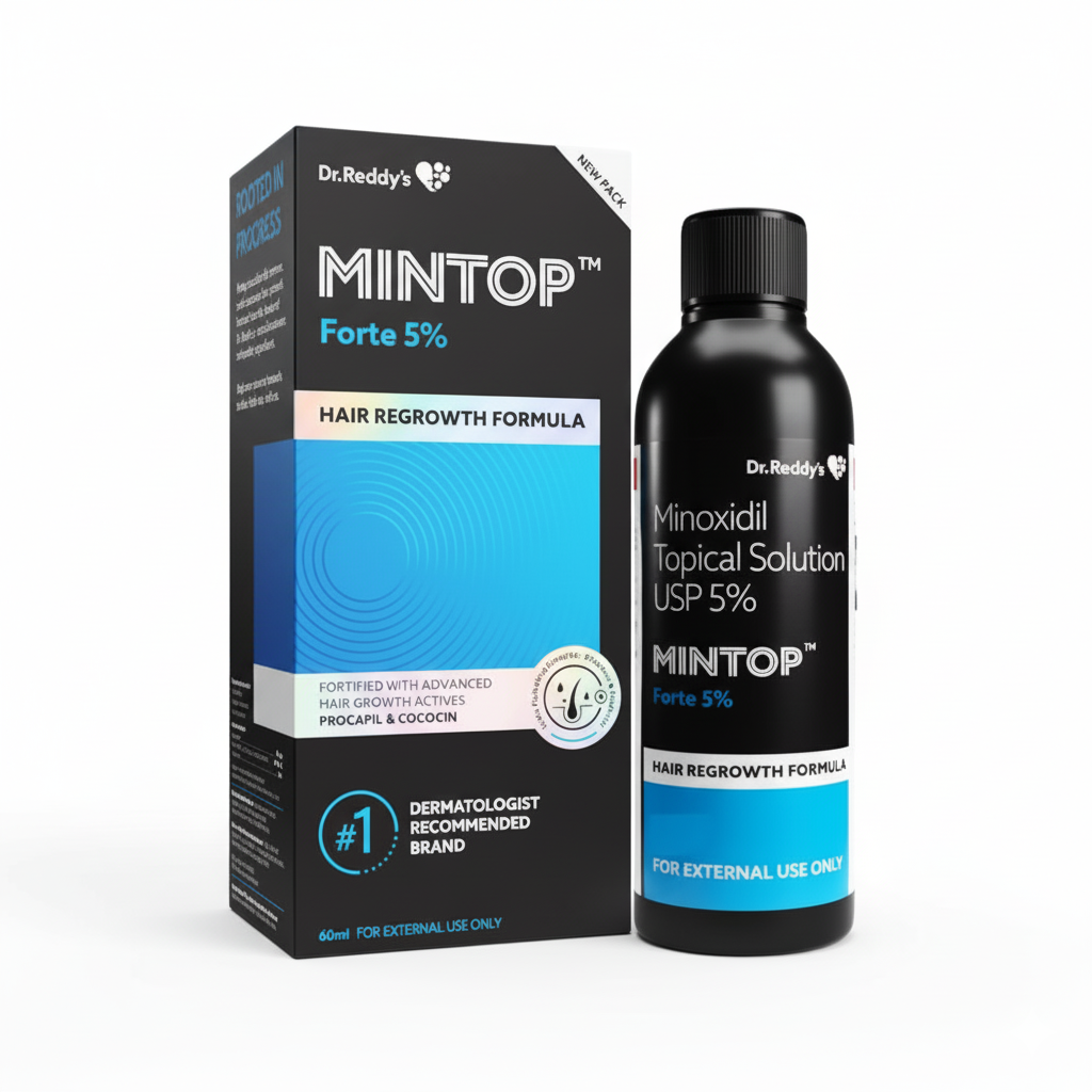 Dr. Reddy's MINTOP™ Forte 5% Hair Regrowth Formula with Minoxidil ...