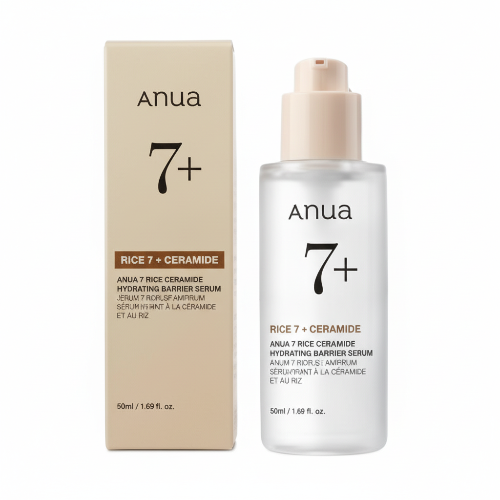 Anua 7+ Rice Ceramide Hydrating Barrier Serum 50ml - Cosmetics Zone