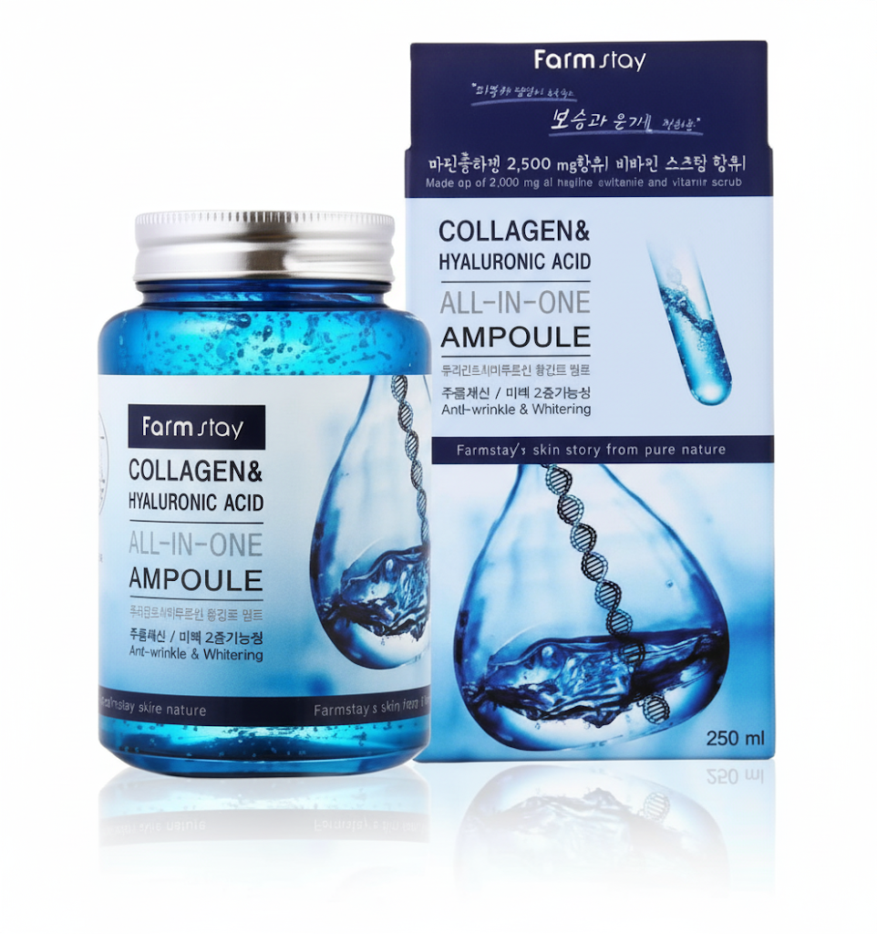 Farm Stay Collagen & Hyaluronic Acid All-In-One Ampoule 250ml ...