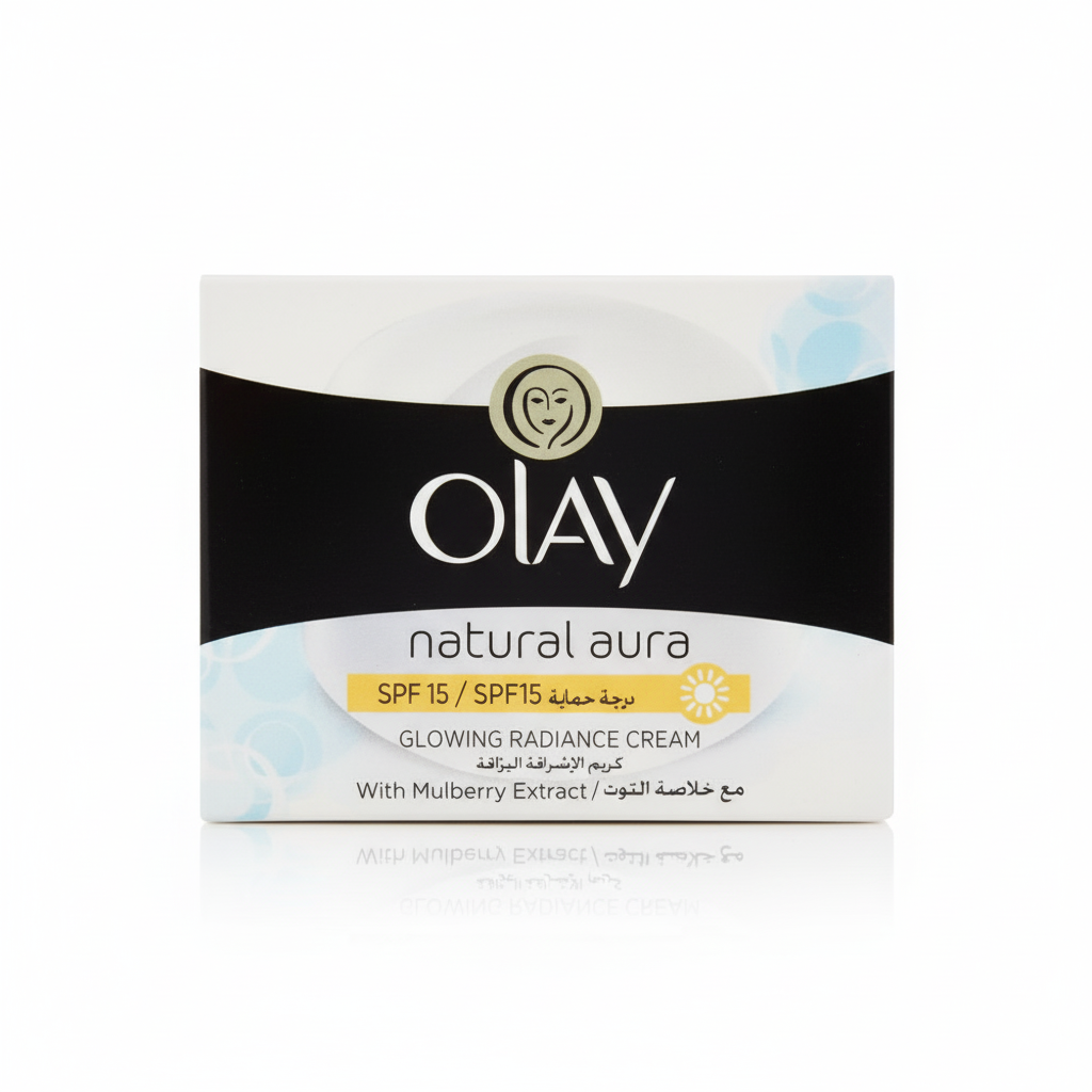 Olay Natural Aura Glowing Radiance Cream SPF 15 France - Cosmetics Zone