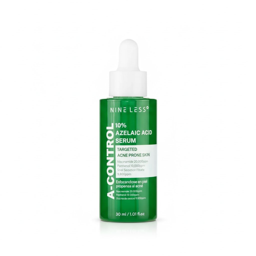 NINE LESS A-Control 10% Azelaic Acid Serum - Targeted for Acne Prone ...